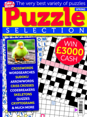 TAB Puzzle Selection Magazine Issue 03 2024 - Mags Direct