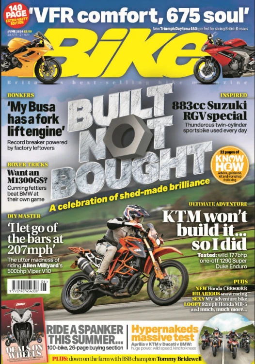 Bike Magazine June 2024 - Mags Direct