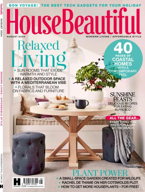 House Beautiful Magazine August 2024 - Mags Direct