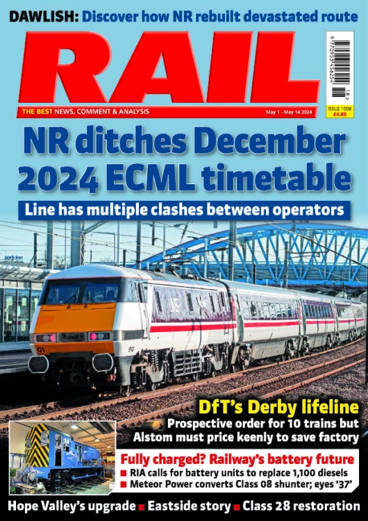 Rail Magazine 01 May 2024 - Mags Direct