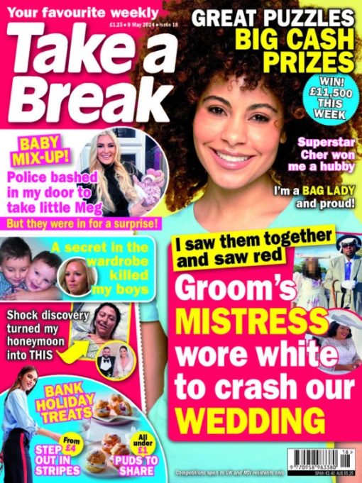 Take a Break Magazine Issue 18 2024 - Mags Direct