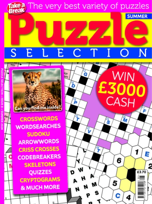 TAB Puzzle Selection Magazine Issue 08 2024 - Mags Direct