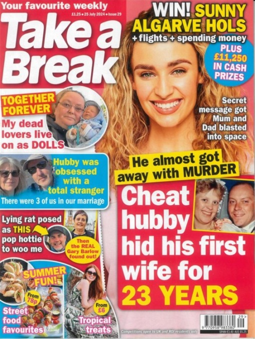 Take a Break Magazine Issue 29 2024 - Mags Direct