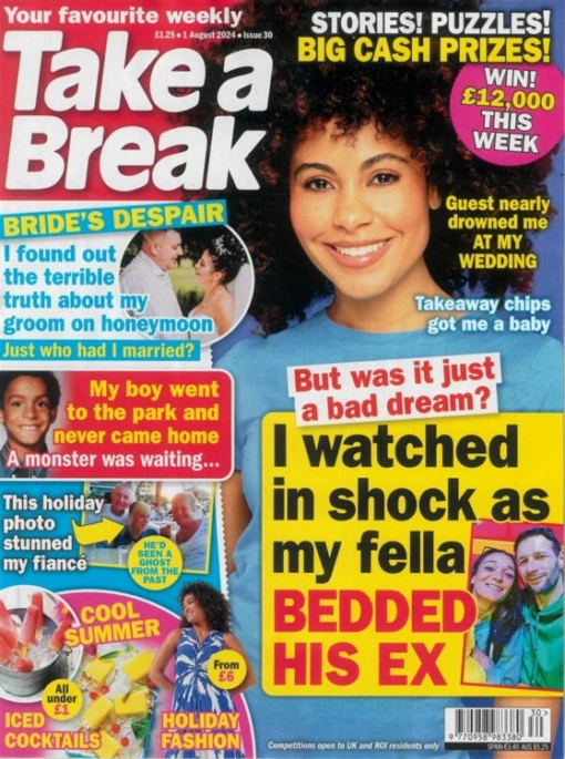 Take a Break Magazine Issue 30 2024 - Mags Direct