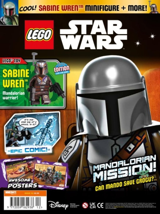 LEGO Star Wars Magazine Issue 112 + FREE Limited Edition Sabine Wren ...