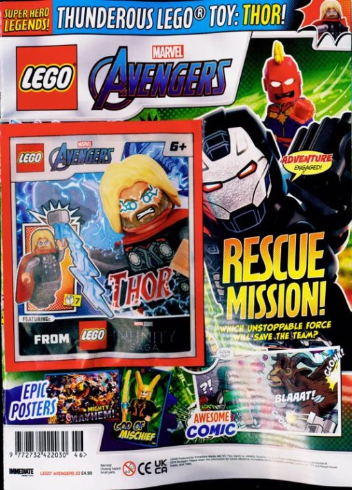LEGO Superhero Legends Magazine Avengers23 - Mags Direct