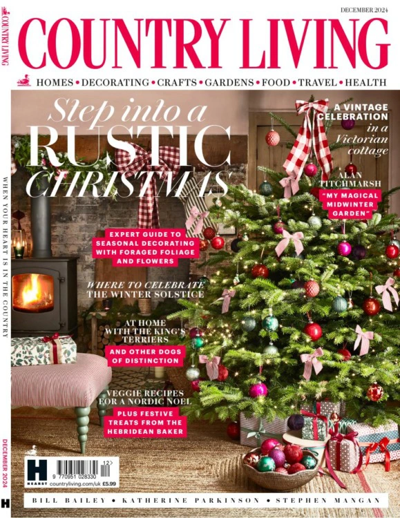 Country Living Magazine December 2024 - Mags Direct