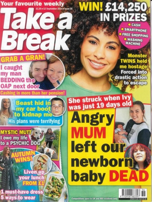 Take a Break Magazine Issue 36 2024 - Mags Direct