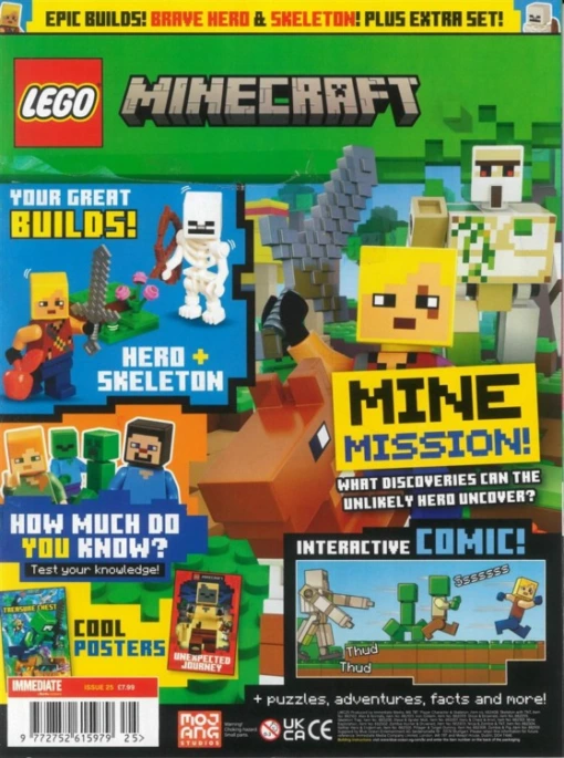LEGO Minecraft Magazine Issue 25 - Mags Direct