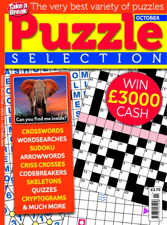 TAB Puzzle Selection Magazine Issue 11 2024 - Mags Direct
