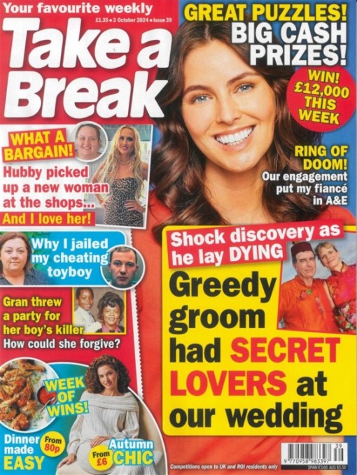 Take a Break Magazine Issue 39 2024 - Mags Direct