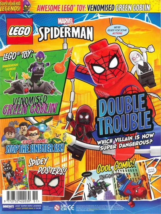 LEGO Superhero Legends Magazine Spiderman12 - Mags Direct
