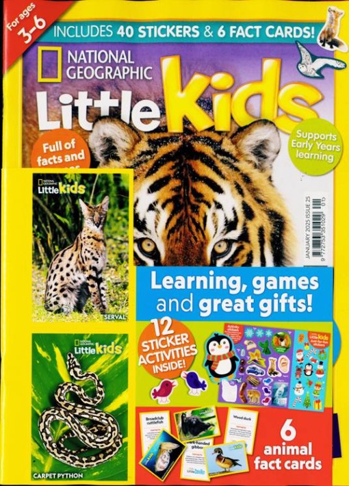 Nat Geo Little Kids Magazine January 2025 - Mags Direct
