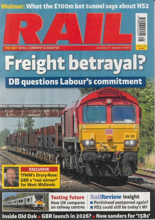 Rail Magazine 27 November 2024 - Mags Direct