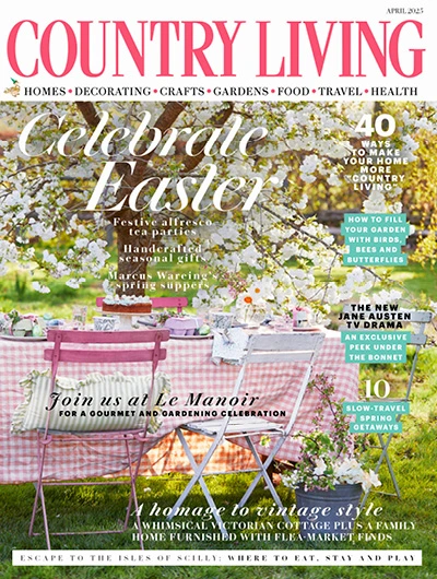 Country Living Magazine April 2025 - Mags Direct