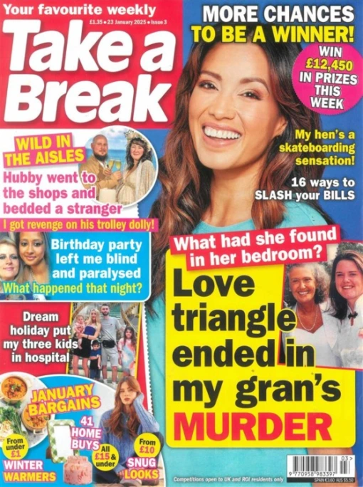 Take a Break Magazine Issue 3 2025 - Mags Direct
