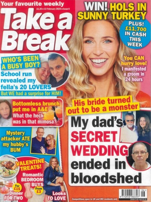 Take a Break Magazine Issue 06 2025 - Mags Direct