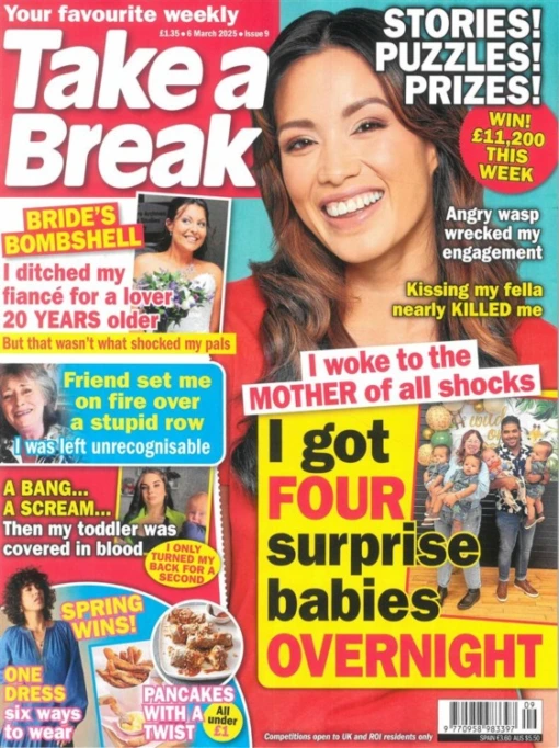 Take a Break Magazine Issue 09 2025 - Mags Direct