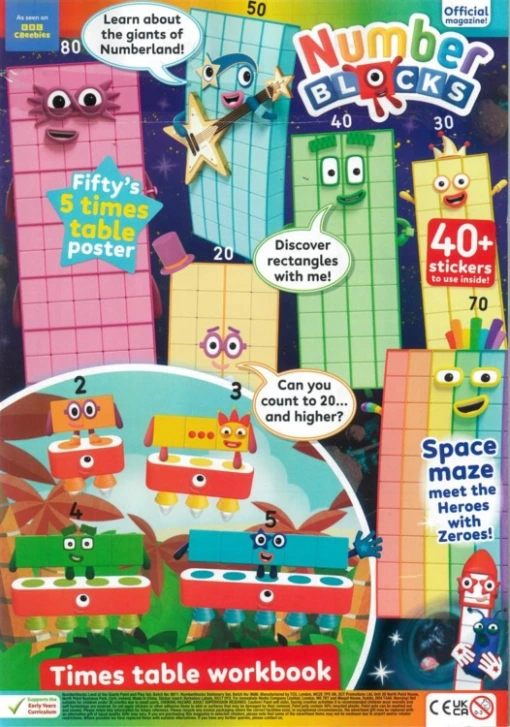 Numberblocks Magazine Issue 40 - Mags Direct