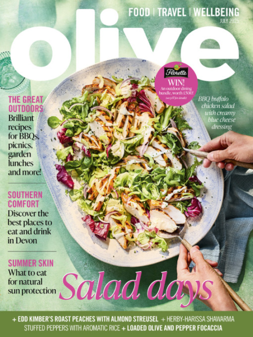 Olive Magazine July 2025 plus Top 20 Summer Desserts Guide - Mags Direct
