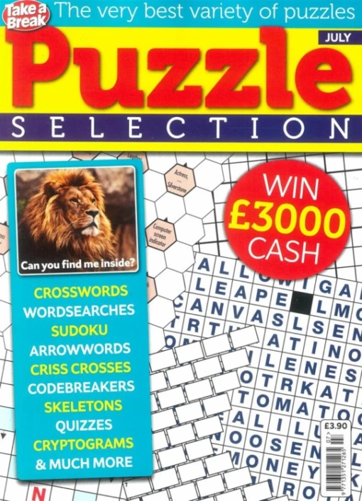 TAB Puzzle Selection Magazine Issue 07 2025 - Mags Direct