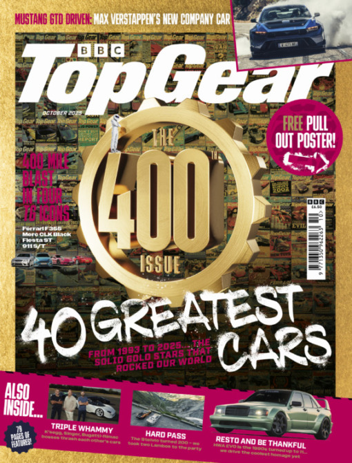 BBC Top Gear Magazine October 2025 - The 400th Issue - Mags Direct