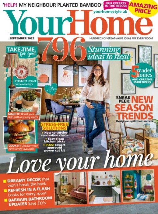 Your Home Magazine September 2025/324 - Mags Direct