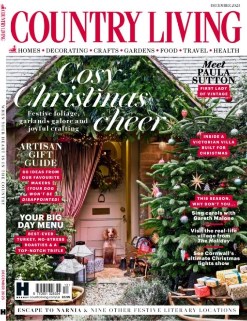 Country Living Magazine December 2025 - Mags Direct
