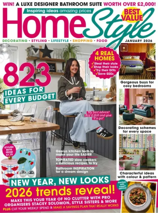 Homestyle Magazine January 2026 - Mags Direct