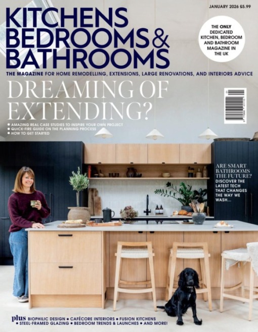 Kitchens Bedrooms Bathrooms Magazine January 2026 - Mags Direct