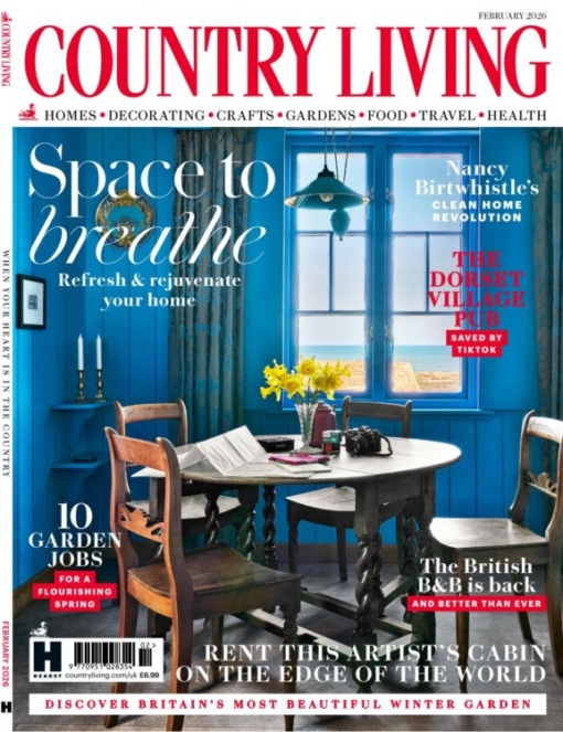 Country Living Magazine February 2026 - Mags Direct