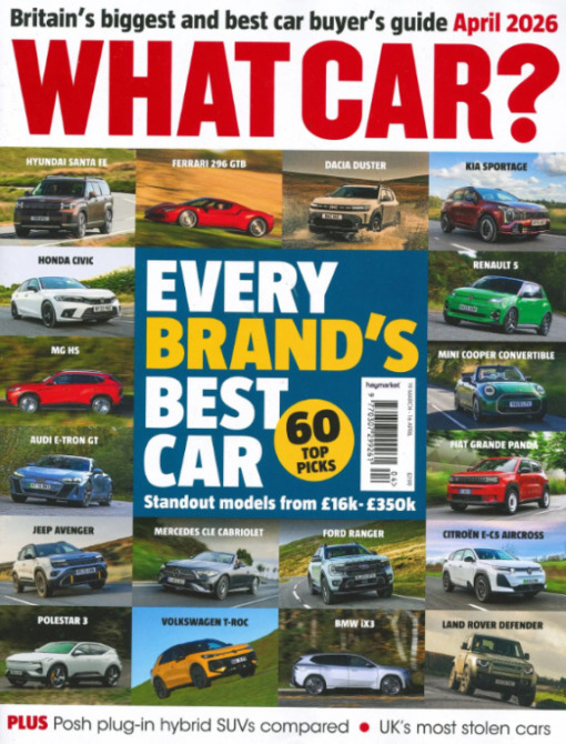 What Car? Magazine April 2026 - Mags Direct